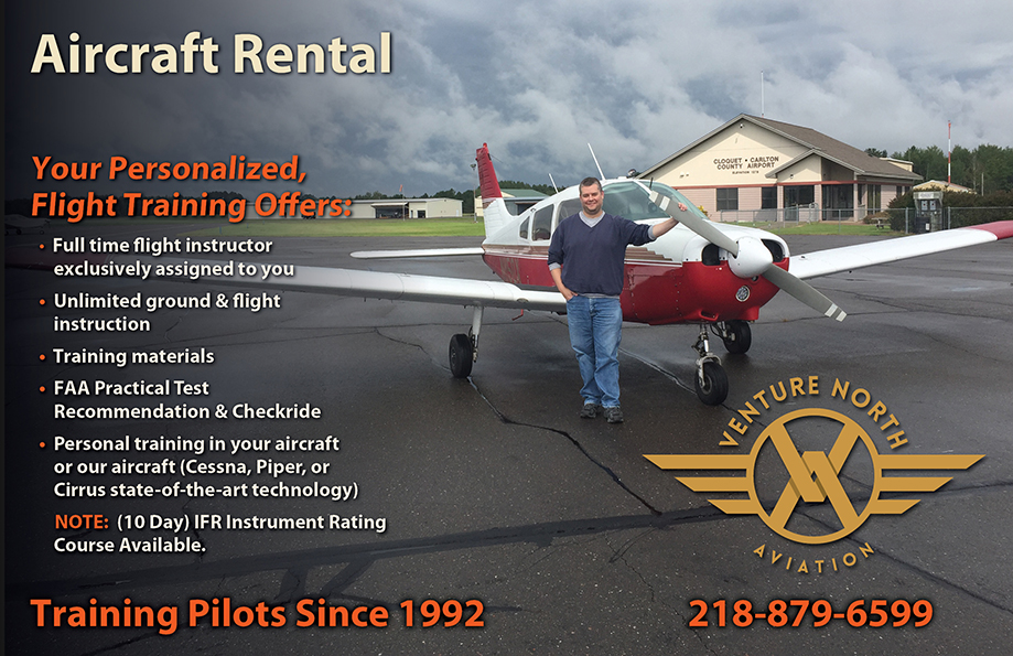 Cirrus, Piper, Cessna Aircraft Rental | Venture North Aviation, LLC